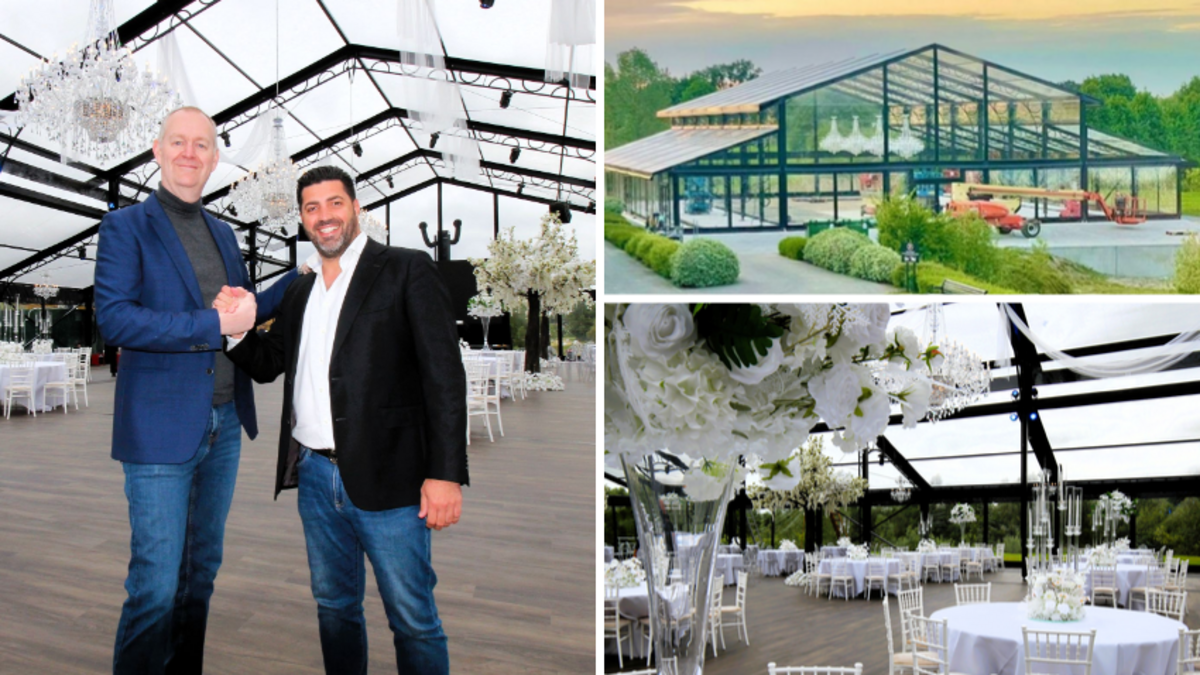 Veel meer dan zomaar een feesttent: AED Studios opent unieke orangerie in Lint | GVA